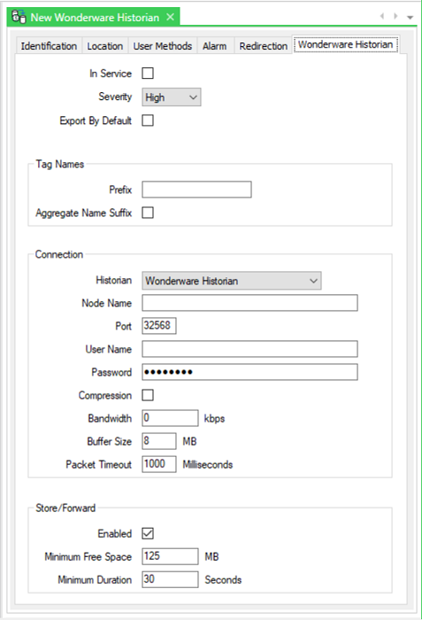 Wonderware Historian Driver Guide Configure A Wonderware Historian Database Item